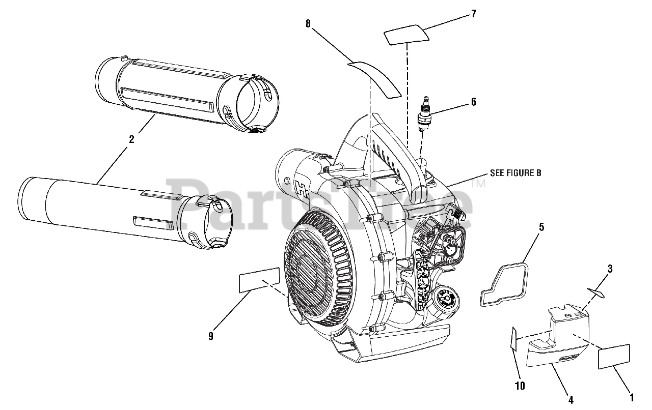Homelite Blower Parts Model Hb100 Sears Partsdirect