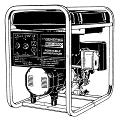 Generac SVP5000 (0417-0) - Generac 5,000 Watt Portable Generator ...