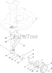 Toro 20331 C - Toro 22" Recycler Walk-Behind Mower (SN: 310000001 ...
