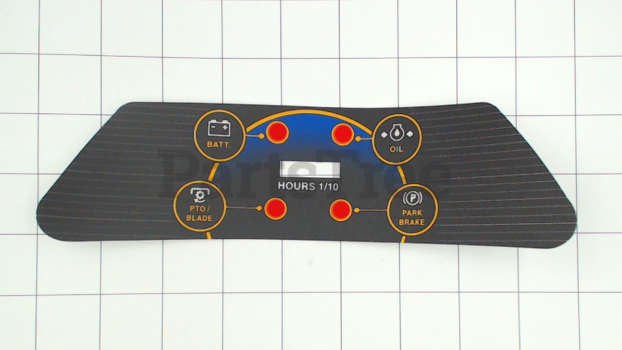 Cub Cadet Repair Part 777I23292 - Dash Panel Label, Style A | PartsTree