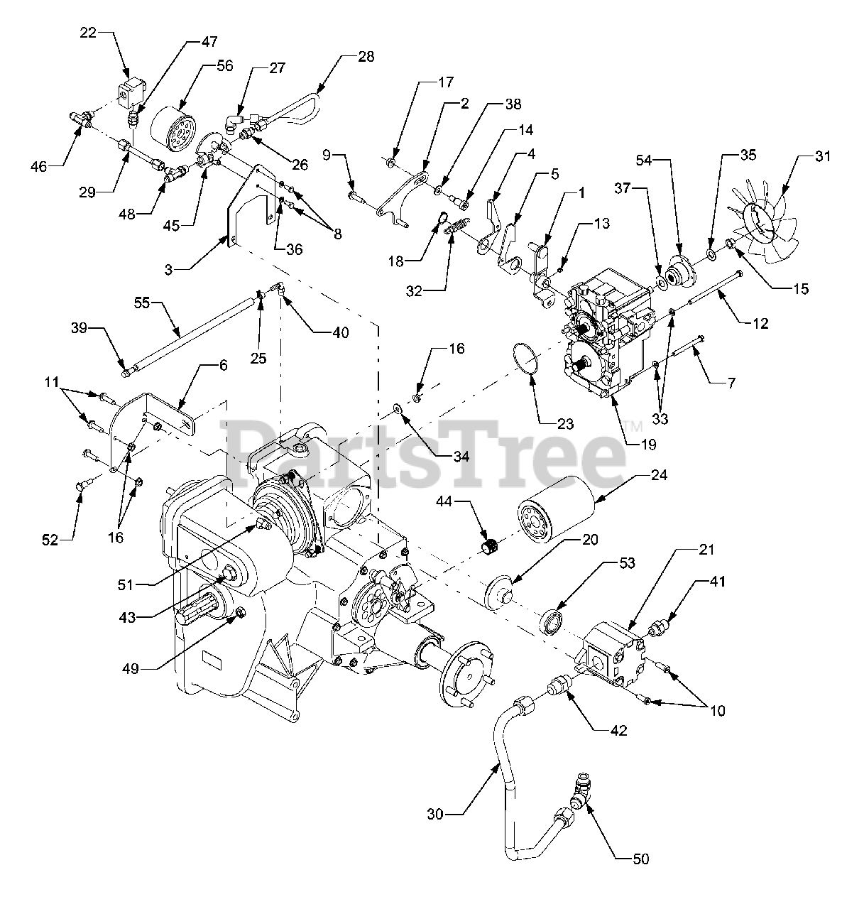 Cub Cadet 5254 E (54AE542-710) - Cub Cadet Compact Tractor 4WD ...