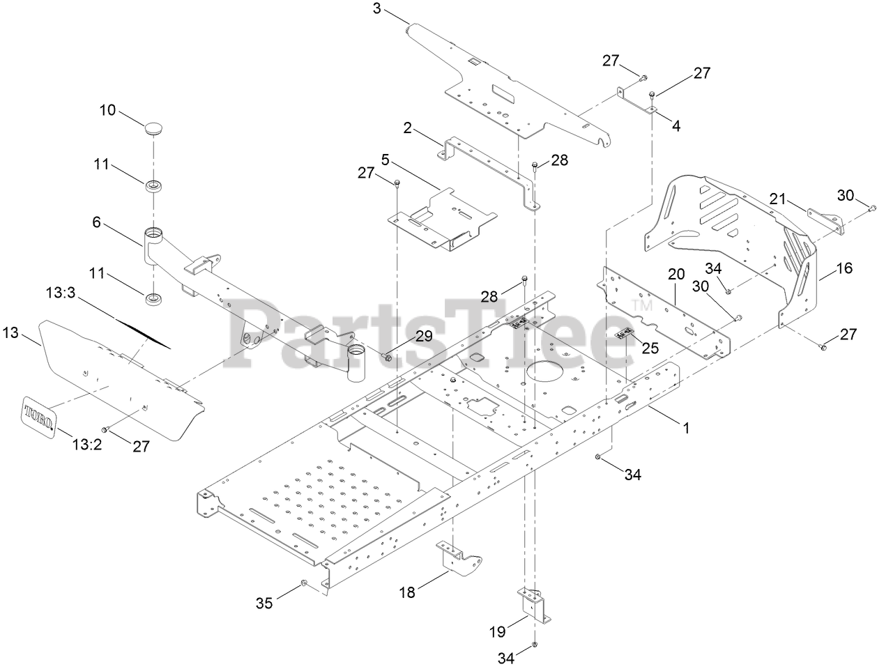 Toro 74773 (MX 5000) - Toro 50" TimeCutter Zero-Turn Mower (SN ...