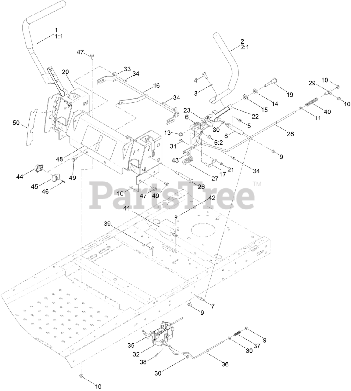 Toro 74640 (MX 4260) - Toro 42" TimeCutter Zero-Turn Mower (SN ...