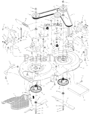 Briggs & Stratton 405015x92B - Briggs & Stratton 40" Lawn Tractor (2002 ...