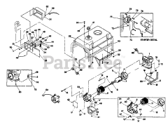 Generac SVP5000E (9799-0) - Generac 5,000 Watt Portable Generator Parts ...