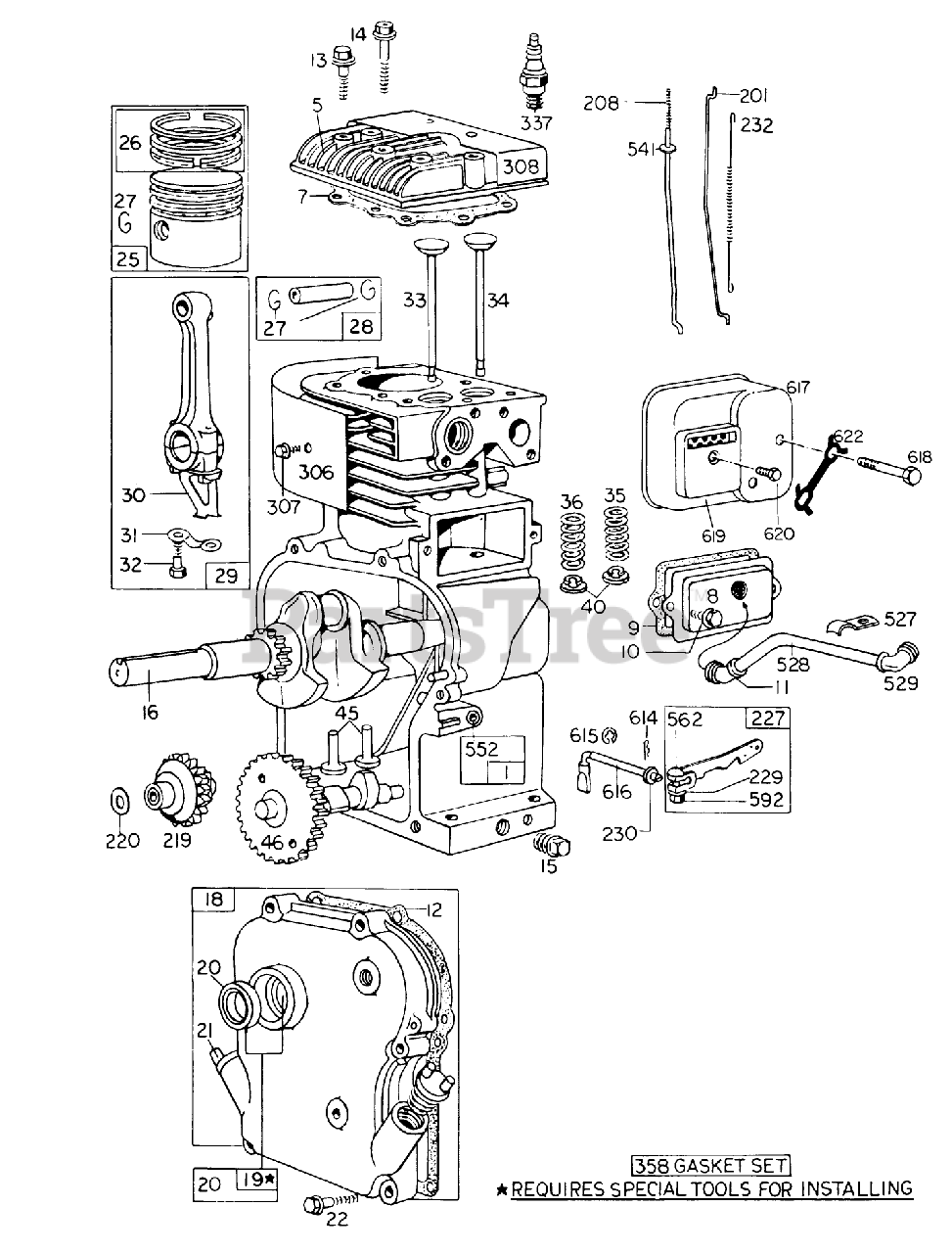 Toro 62923 - Toro Lawn Vacuum, 5hp (SN: 009000001 - 009999999) (1979 ...