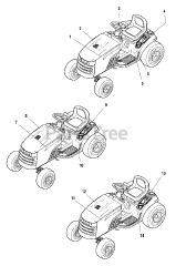 Simplicity 2690516 - Simplicity Regent Lawn Tractor, 22hp Briggs ...