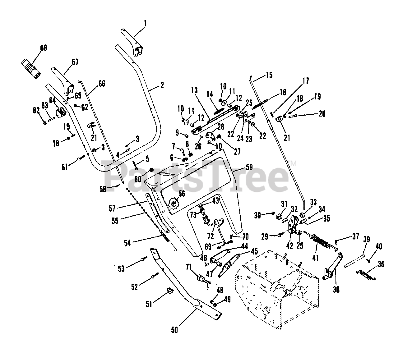 Ariens 924073 (ST 1032) - Ariens 32" Snow Blower, 10hp Tecumseh (SN ...