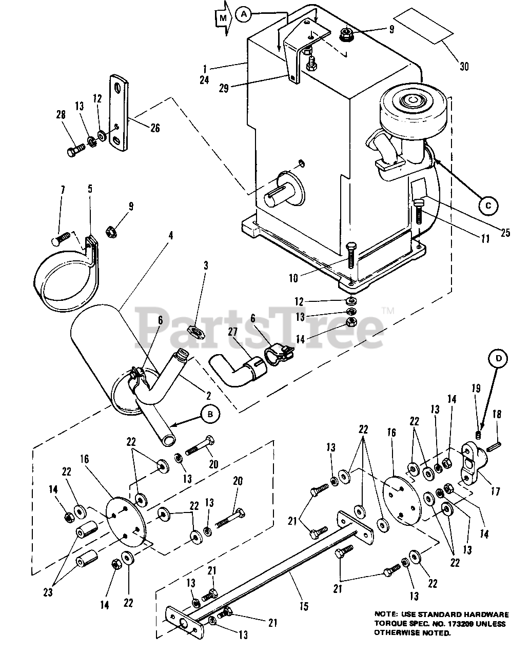 Simplicity 7016 H (1690428) - Simplicity 48" Garden Tractor, 16hp ...