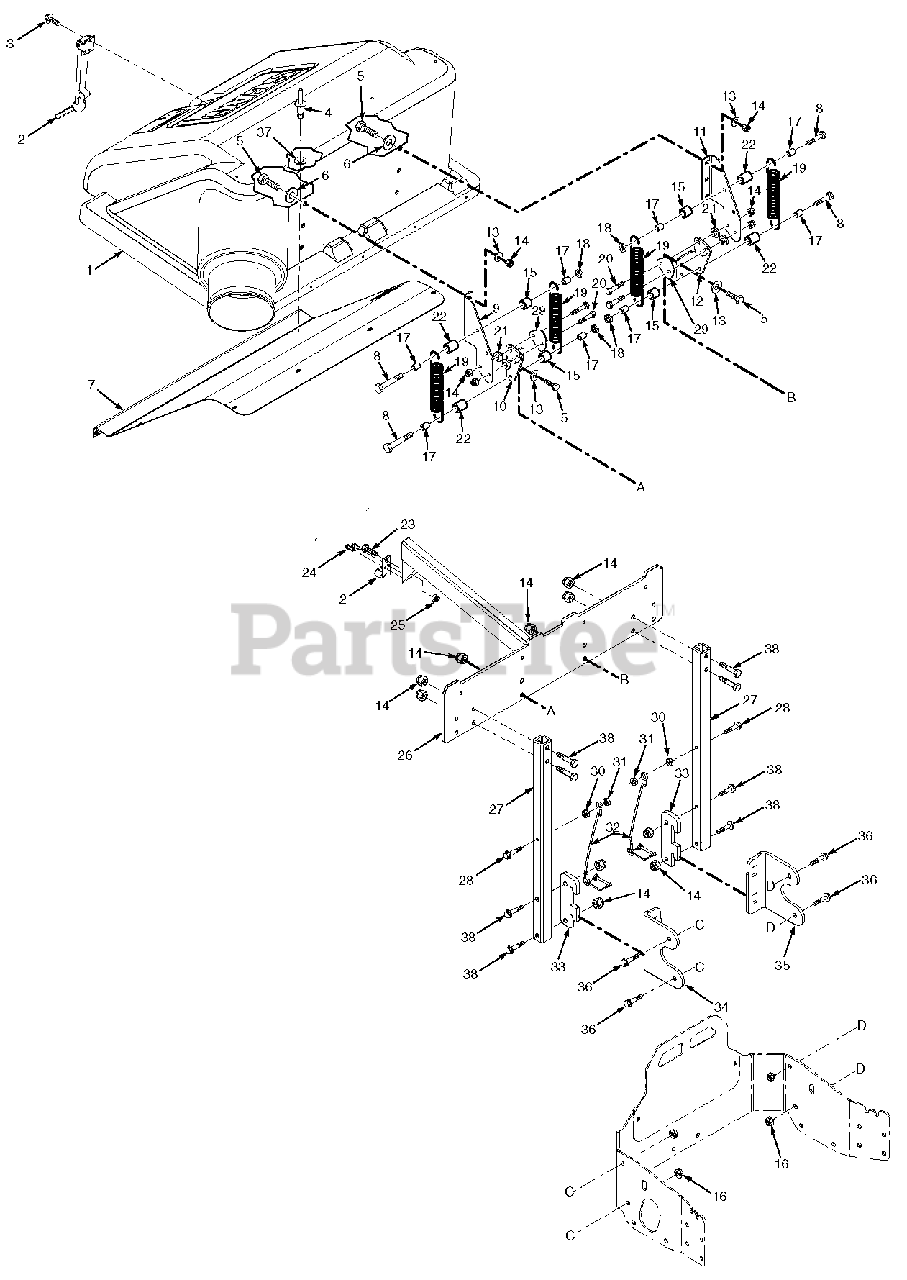 Scag GC-2B - Scag Fabric 2-Bag Grass Catcher, Rev 01 (SN: M6300001 ...
