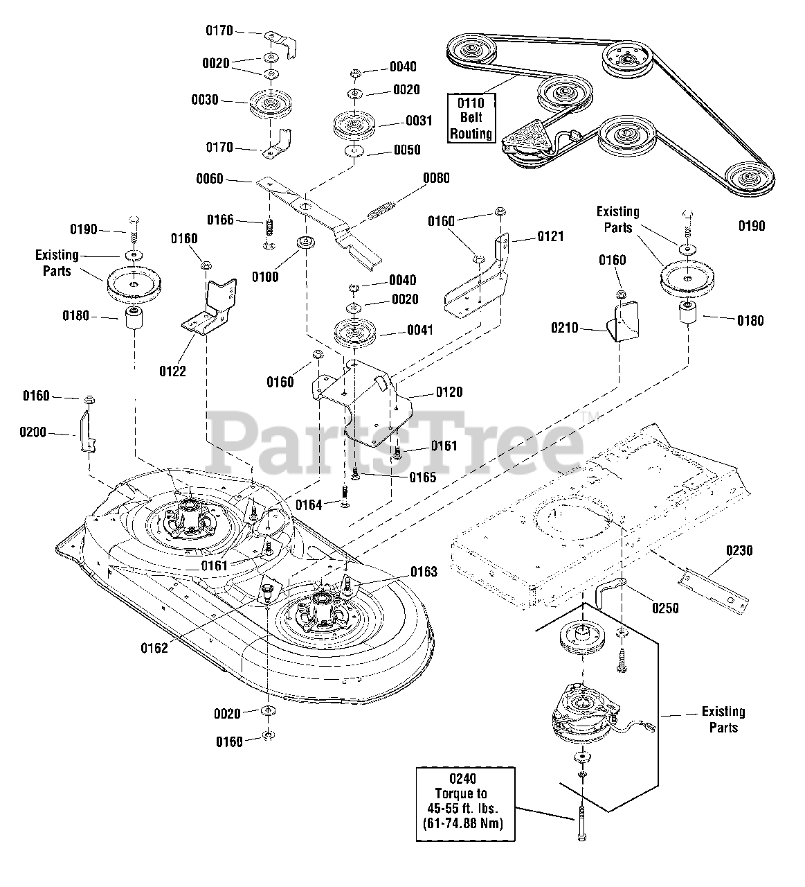 Snapper 1687782 YP - Snapper Belt Conversion Kit for 42" Mower Deck ...