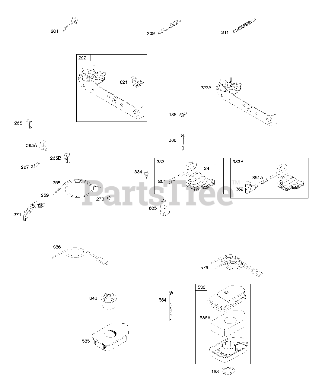 Briggs & Stratton 10D902-0128-B1 - Briggs & Stratton Vertical Engine ...