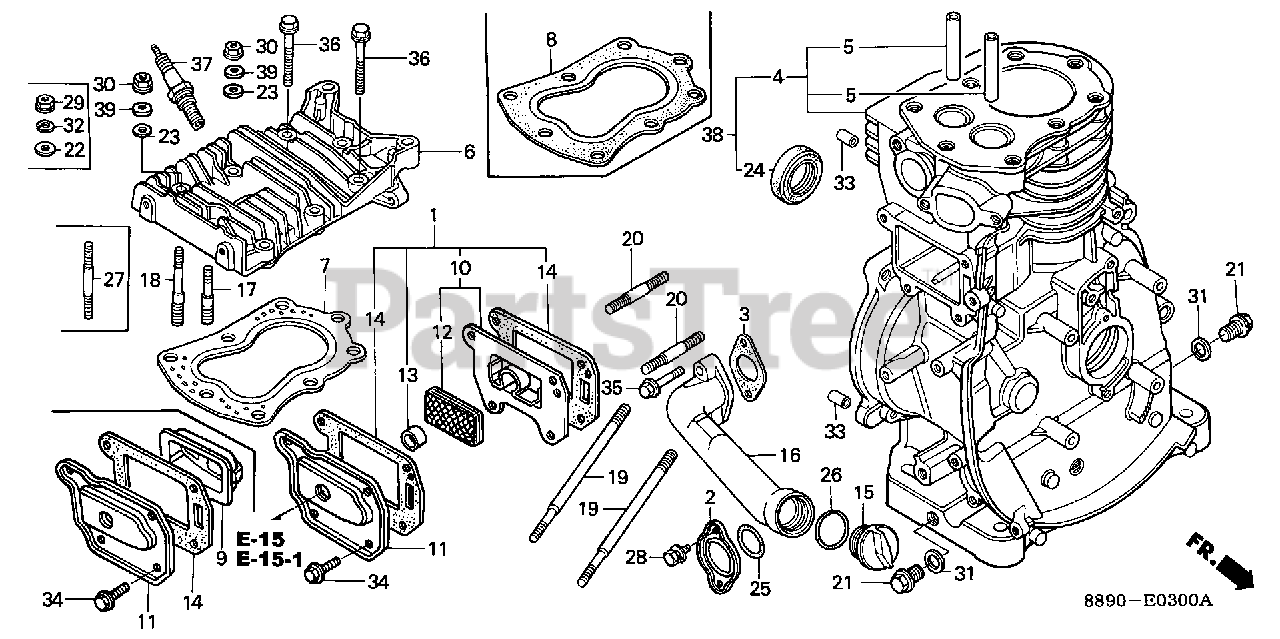 Honda G300 QB6 (G300) - Honda Engine, Made in Japan (SN: G300-1000001 ...