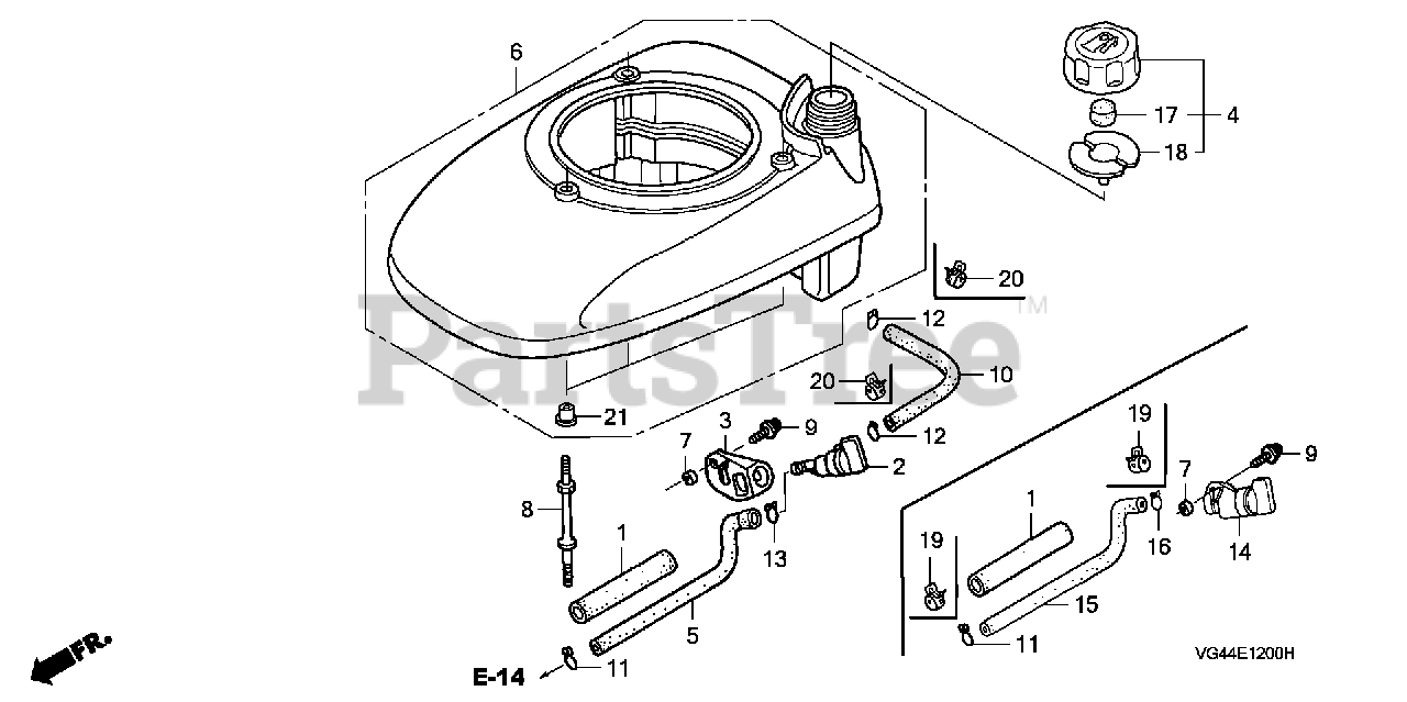 Honda HRR216 PDA (MZCG) - Honda Walk-Behind Mower, Made in USA (SN ...