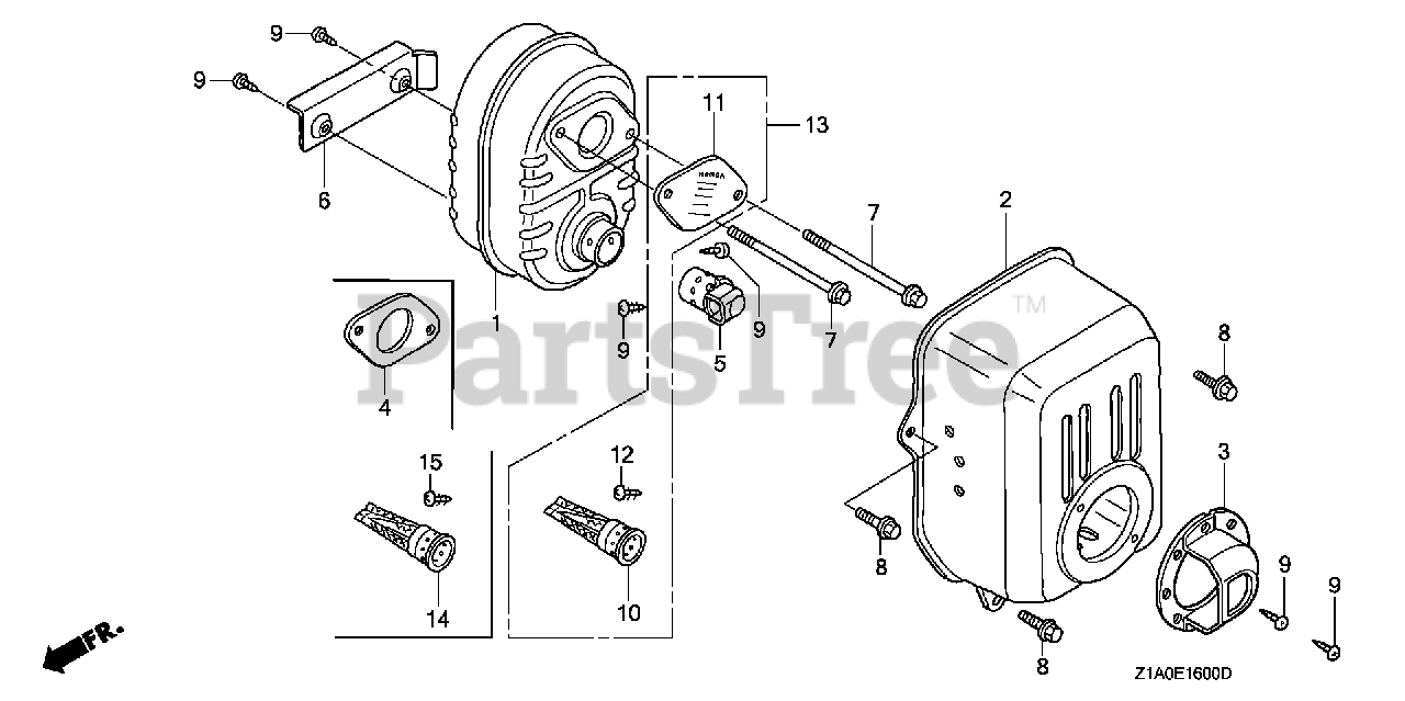 Honda GC190 A DHAF (GCAAA) - Honda Engine, Made in USA (SN: GCAAA ...