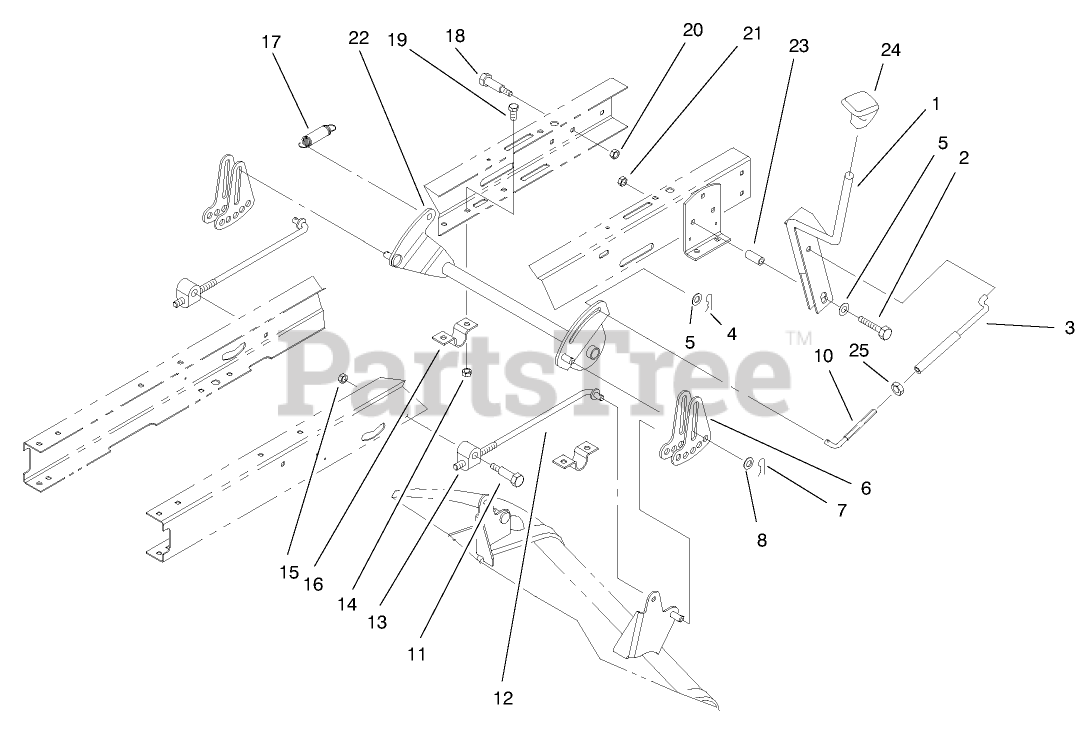 Toro 71196 (16-44 HXL) - Toro Lawn Tractor (SN: 089000001 - 089999999 ...