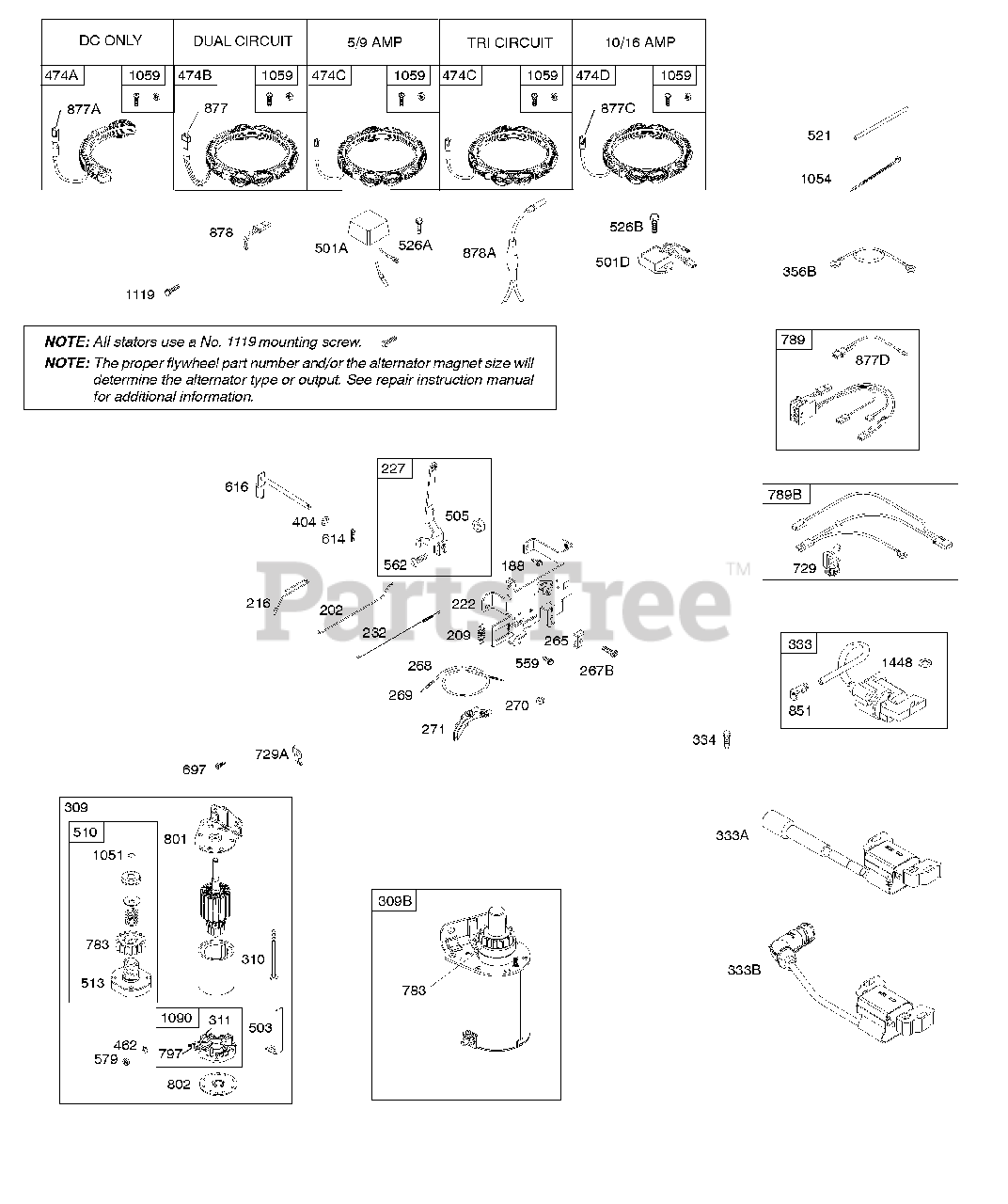 Briggs & Stratton 31G777-0297-B1 - Briggs & Stratton Vertical Engine ...