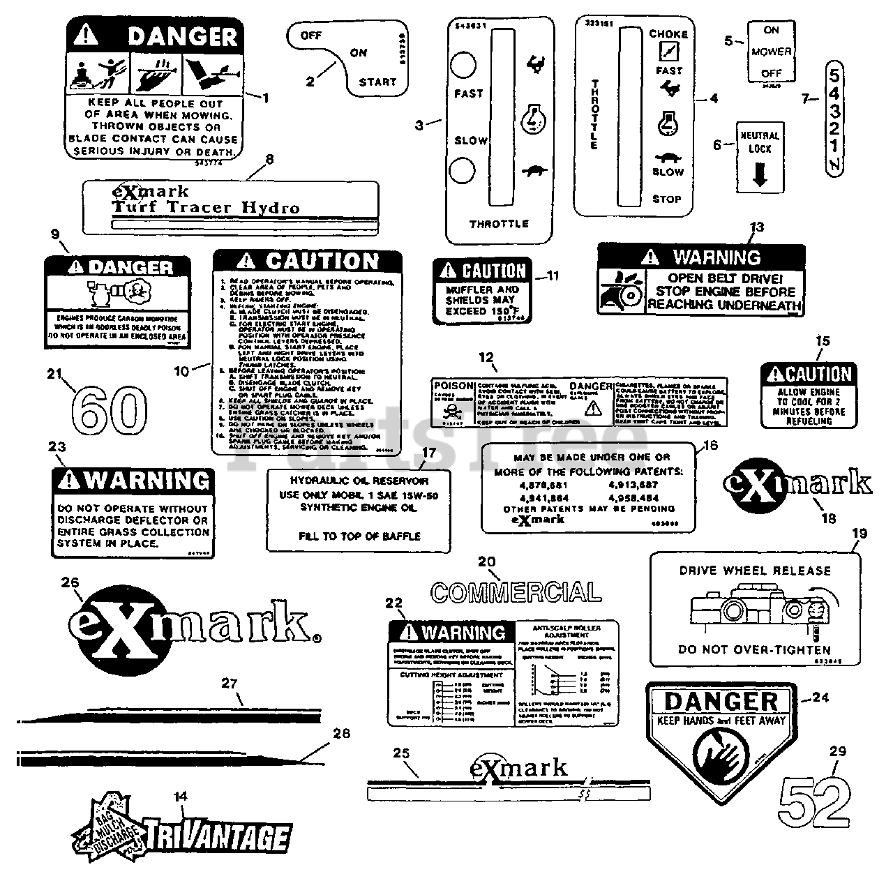 Exmark FMD60 - Exmark 60" Turf Tracer Hydro Walk-Behind Mower (SN ...