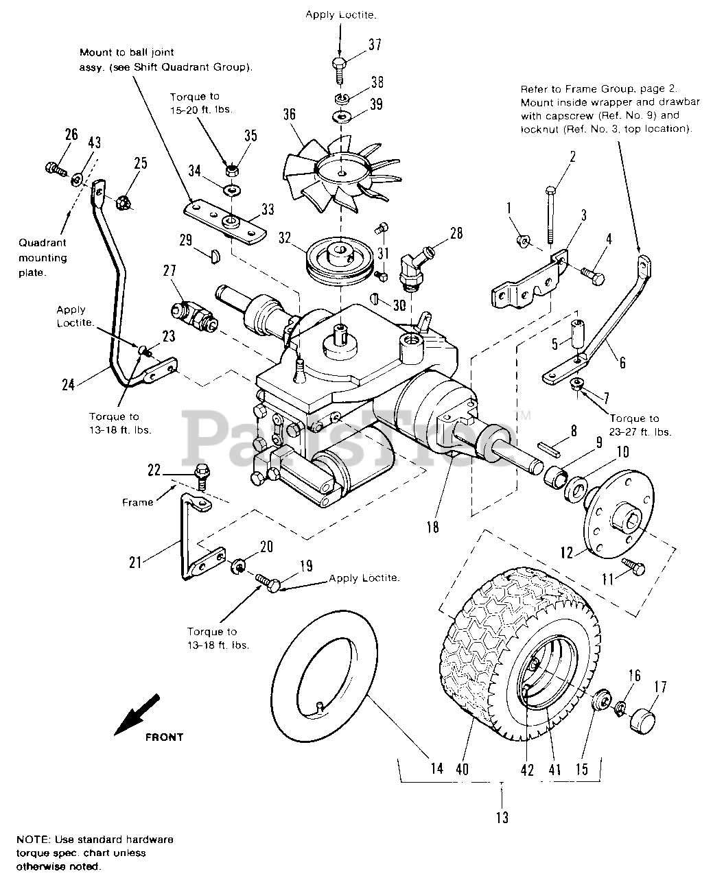 Simplicity 1691766 - Simplicity GTH Garden Tractor, 16hp Transaxle ...