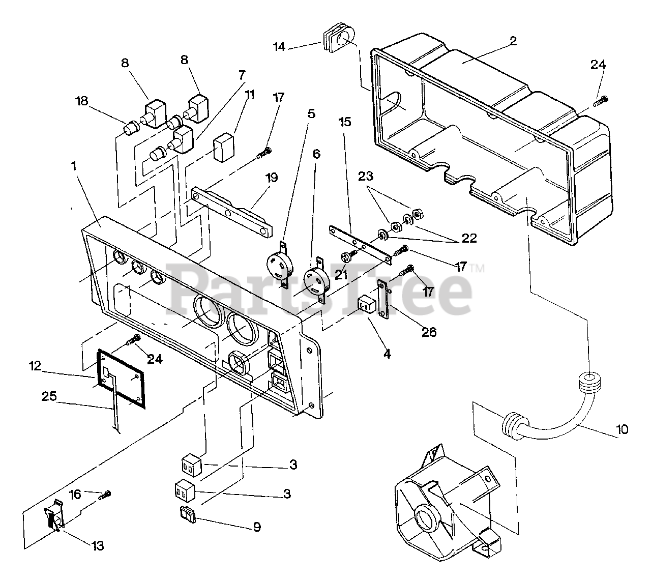 Craftsman 580.326740 (0453-0) - Craftsman 4,200 Watt Portable Generator ...